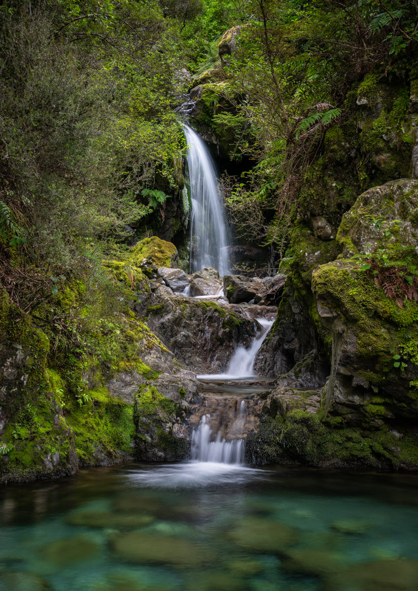 Avalanche Creek Waterfall| Arthurs Pass NZ | Fine Art Prints | Canvas – Meghan Maloney Photography