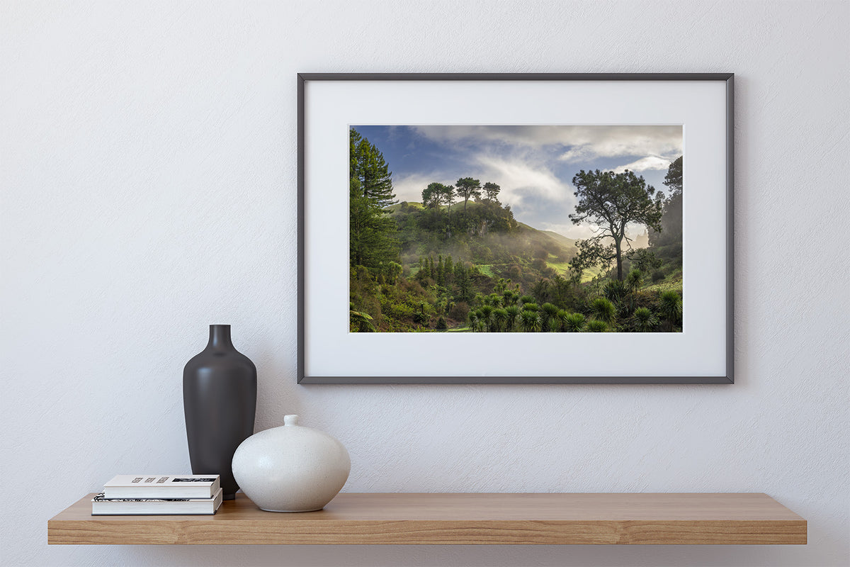 Blue Spring Morning Mist | Waikato NZ | Fine Art Prints | Canvas ...