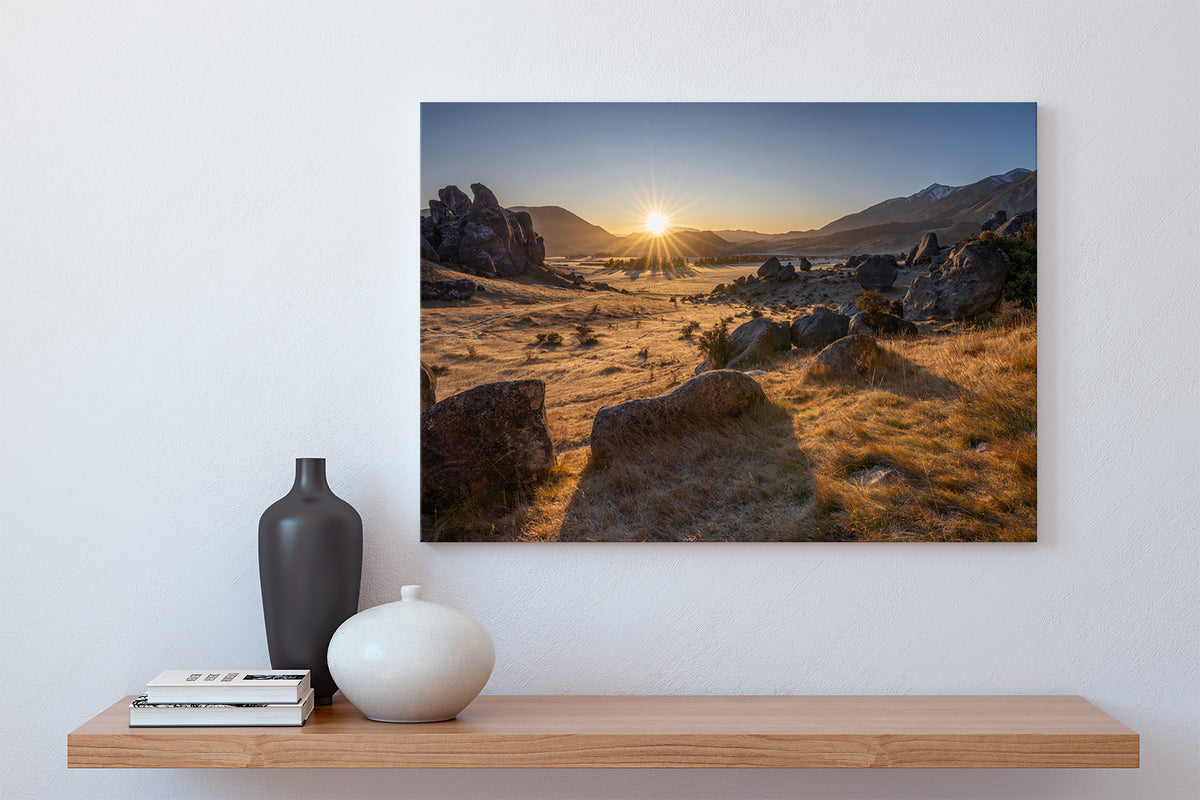 Castle Hill Sunrise | Canterbury NZ | Fine Art Prints | Canvas – Meghan ...
