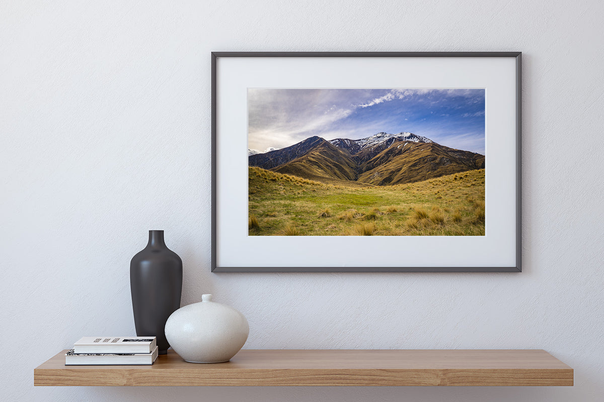 West Wanaka Golden Peaks NZ | Fine Art Prints | Canvas – Meghan Maloney ...